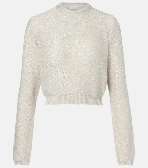 Brunello Cucinelli Sequined Sweater