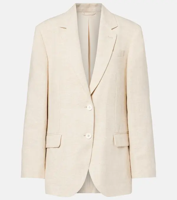 Brunello Cucinelli Linen-blend Blazer