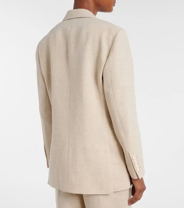 Brunello Cucinelli Linen-blend Blazer