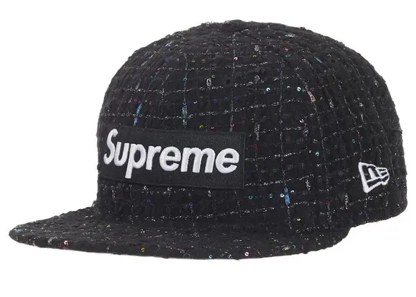 Supreme Boucle Box Logo New Era 59fifty Fitted Cap - Black