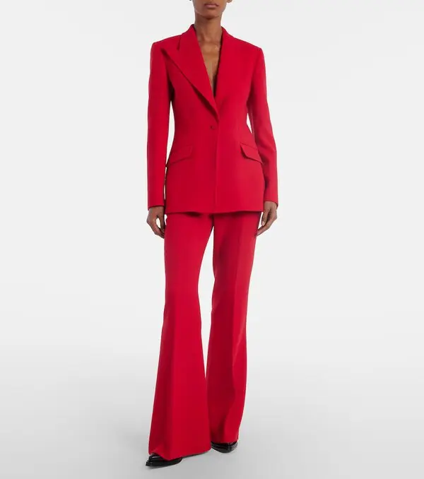 Gabriela Hearst Rhein Wool Flare Pants