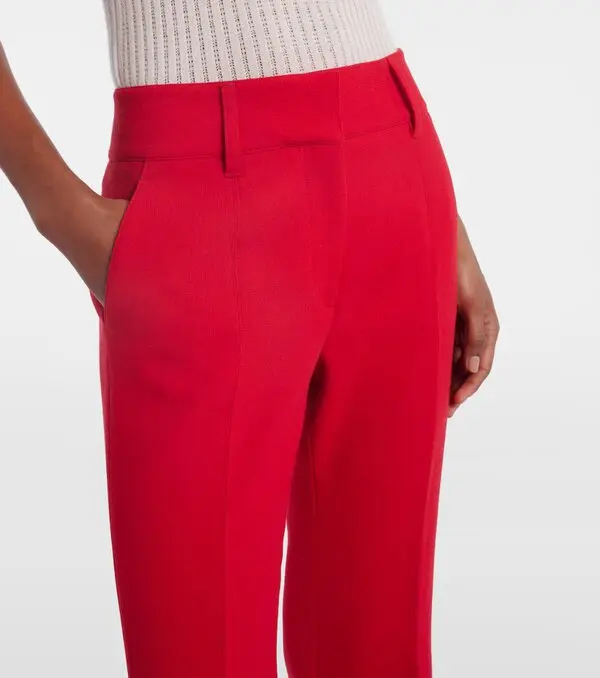 Gabriela Hearst Rhein Wool Flare Pants