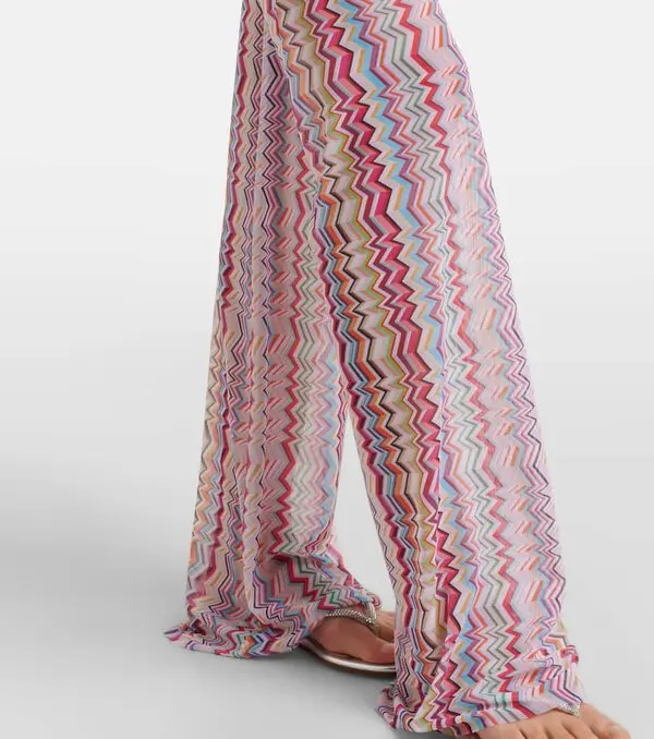 Missoni Zigzag High-rise Slim Pants