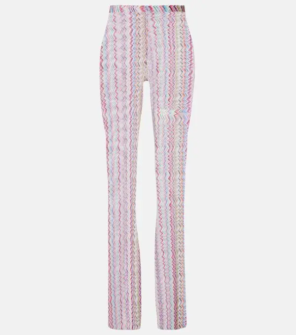 Missoni Zigzag High-rise Slim Pants - Multicoloured
