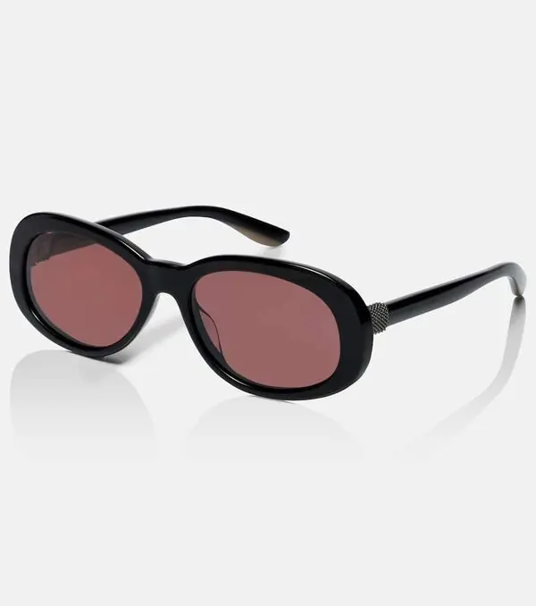 Brunello Cucinelli Claire Monili Oval Sunglasses