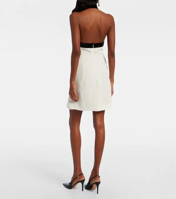 Simkhai Crêpe Minidress - White