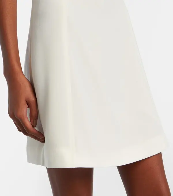 Simkhai Crêpe Minidress - White