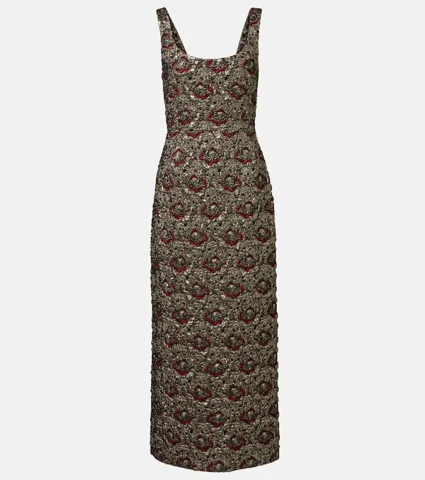 Simkhai Ravenna Jacquard Midi Dress - Multicoloured