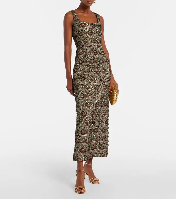 Simkhai Ravenna Jacquard Midi Dress - Multicoloured