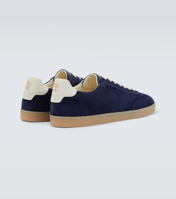 Brunello Cucinelli Suede Sneakers - Blue