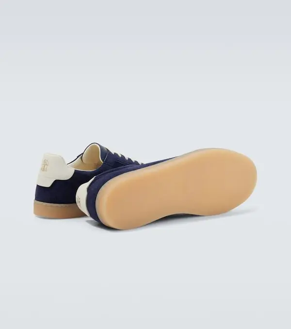 Brunello Cucinelli Suede Sneakers - Blue