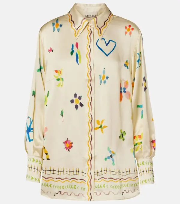 ALEMAIS Alémais Sidi Floral Silk Shirt - Multicoloured