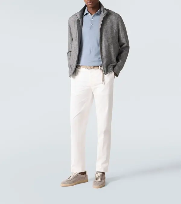 Brunello Cucinelli Silk, Linen, And Wool Jacket