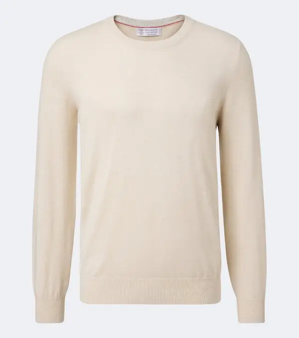 Brunello Cucinelli Cashmere Sweater - Vanilla