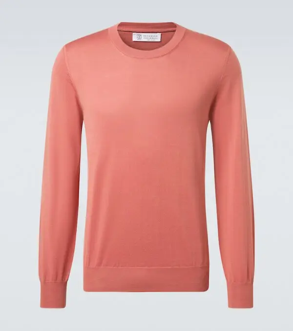 Brunello Cucinelli Cotton Sweater - White