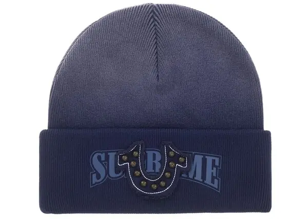 Supreme True Religion Beanie - Navy Blue