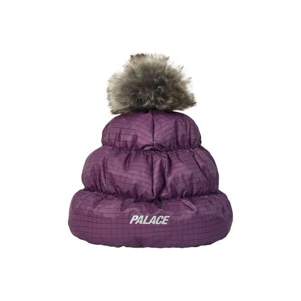 PALACE Pertex Puffa Beanie - Purple