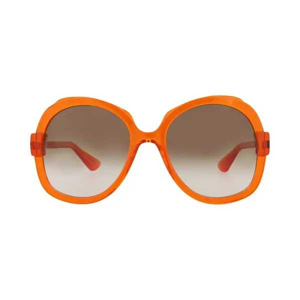 Gucci Round-frame Injection Sunglasses - Orange