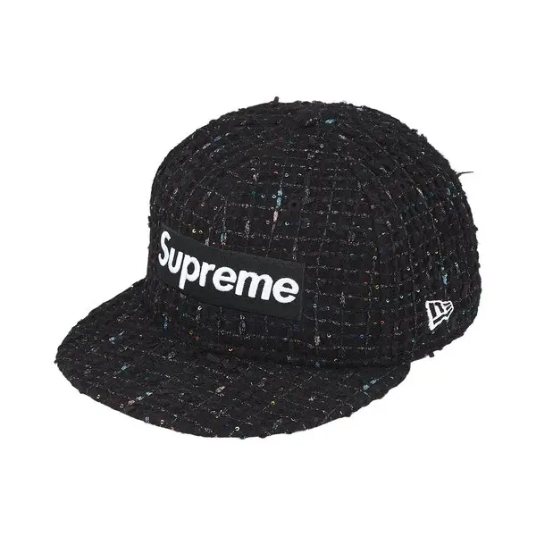 Supreme Bouclé Box Logo New Era Cap - Black