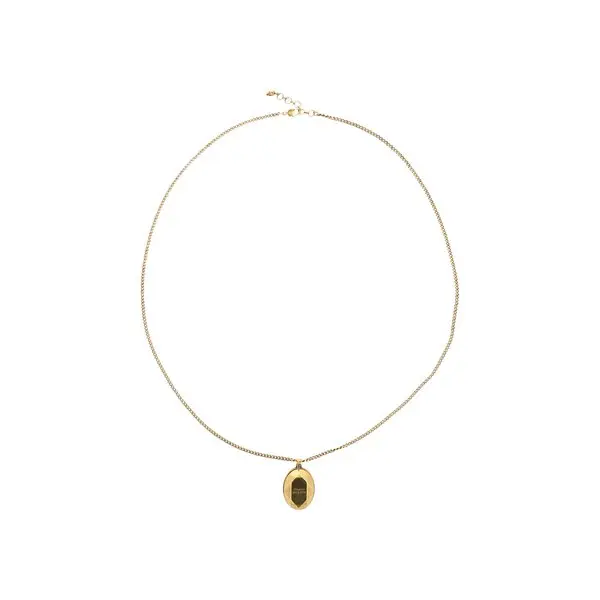 Alexander McQueen Faceted Pendant Necklace - Gold