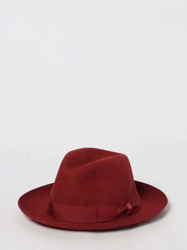 Borsalino Hat - Burgundy