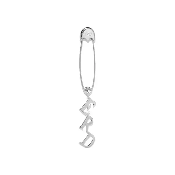 Enfants Riches Déprimés Charm Safety Pin Earring - Silver