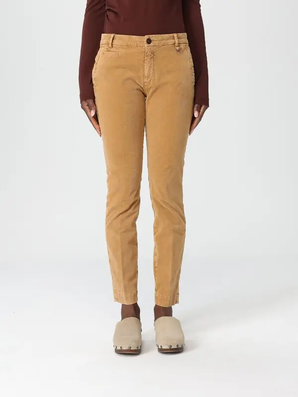 MASON'S Tailored Corduroy Trousers - Beige