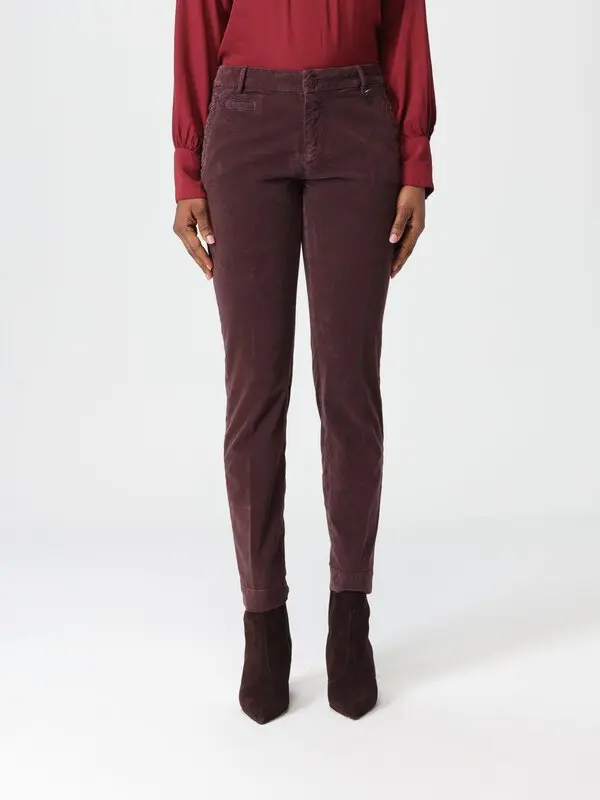 MASON'S Tailored Corduroy Trousers - Brown