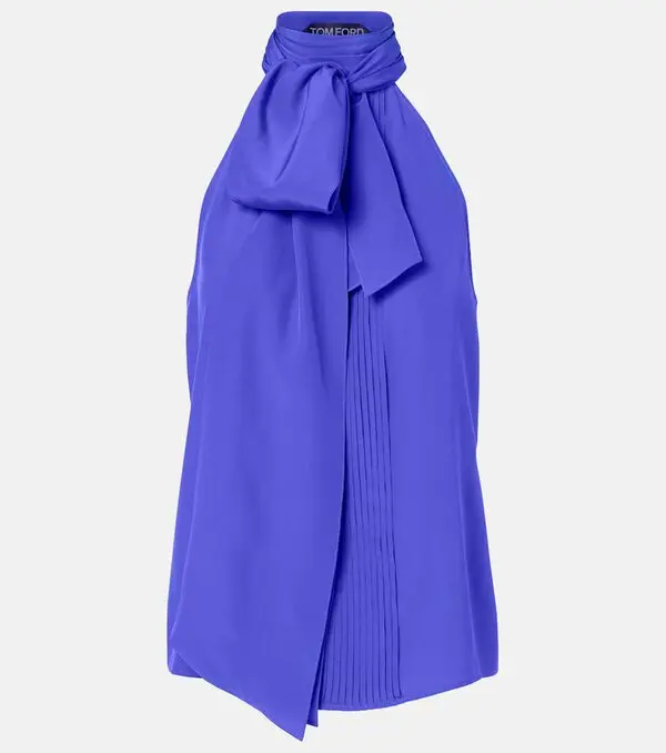 TOM FORD Silk Top - Blue