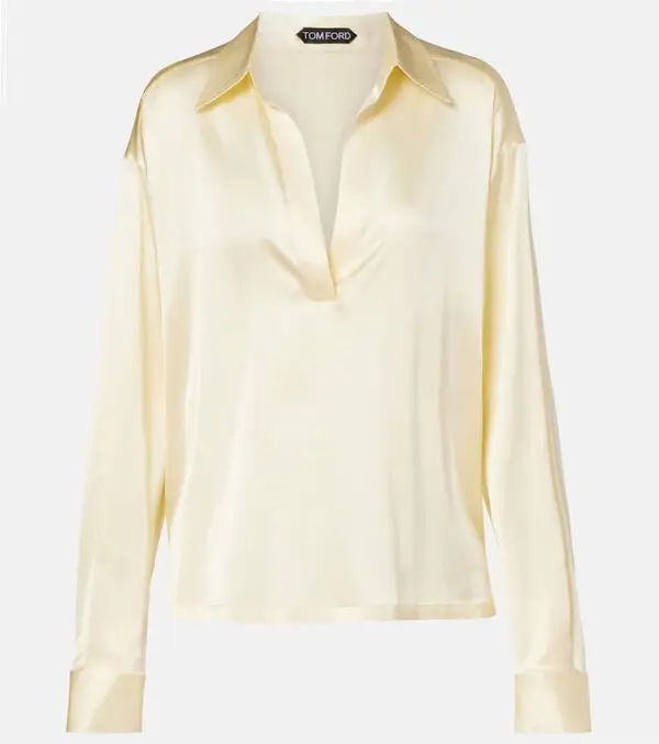 TOM FORD Silk-blend Top