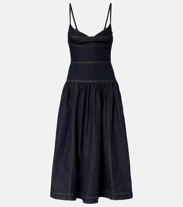 Zimmermann Denim Midi Dress