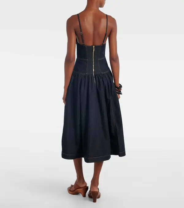 Zimmermann Denim Midi Dress