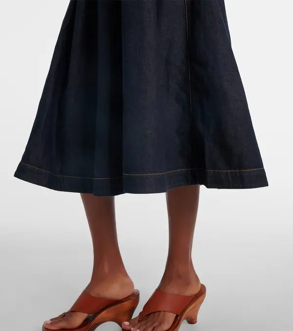 Zimmermann Denim Midi Dress