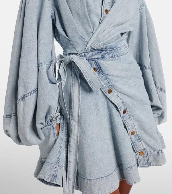 Zimmermann Rebellion Denim Minidress
