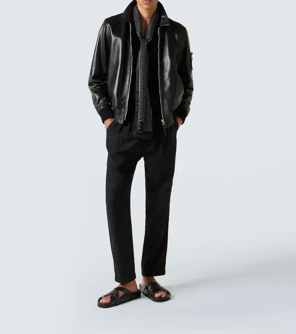TOM FORD Leather Blouson Jacket
