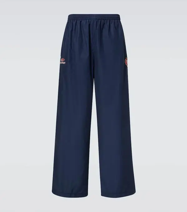 Balenciaga Logo Oversized Cotton-blend Jersey Track Pants