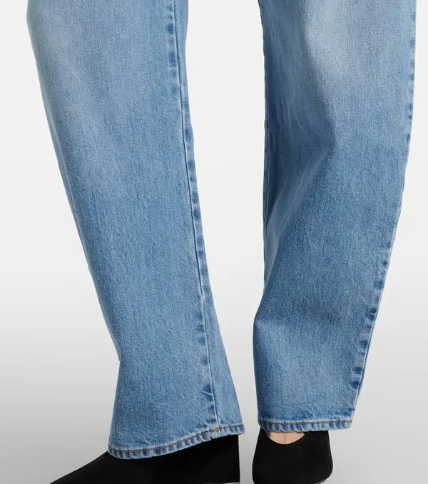 Alaïa High-rise Barrel-leg Jeans