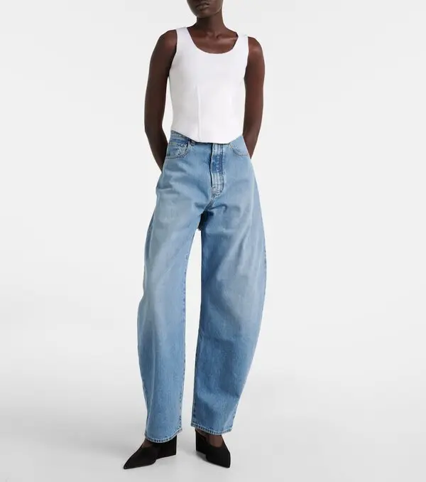 Alaïa Ribbed-knit Wool-blend Bustier