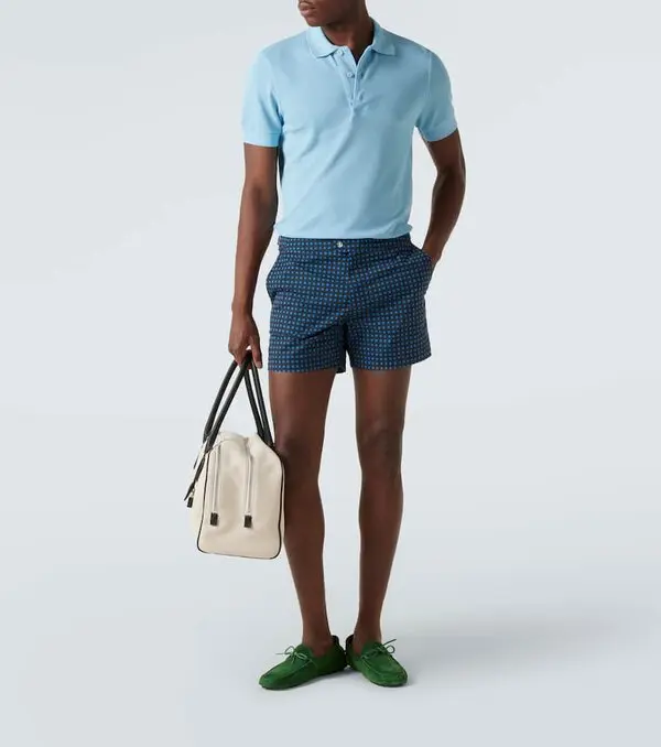 TOM FORD Jersey Polo Shirt - Blue