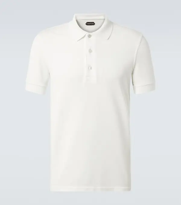TOM FORD Jersey Polo Shirt - White