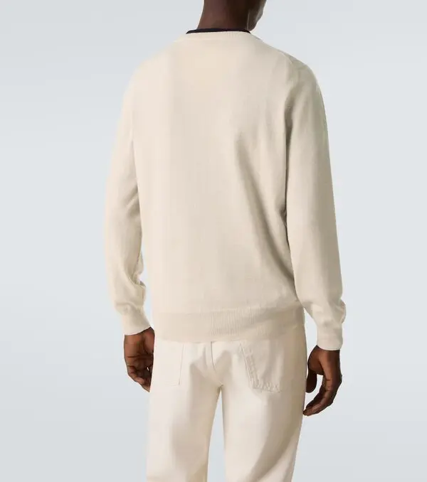 Brunello Cucinelli Cashmere Crewneck Sweater - Beige