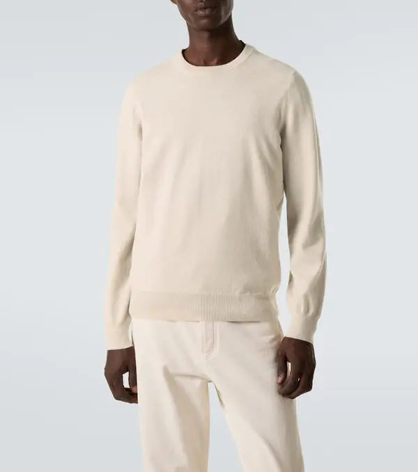 Brunello Cucinelli Cashmere Crewneck Sweater - Beige