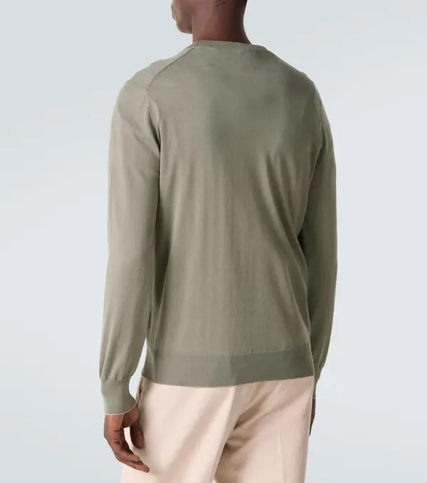 Brunello Cucinelli Cotton Sweater - Green