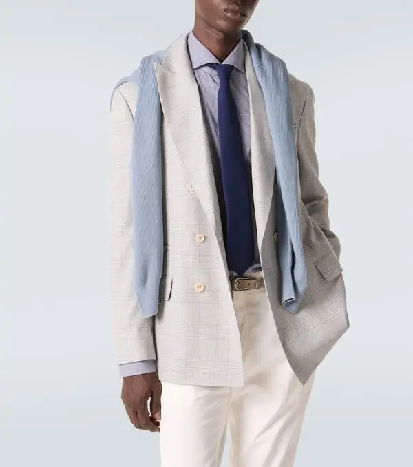 Brunello Cucinelli Cotton Poplin Shirt - Grey