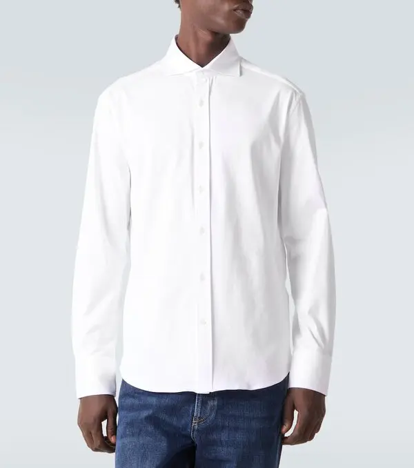Brunello Cucinelli Cotton Poplin Shirt