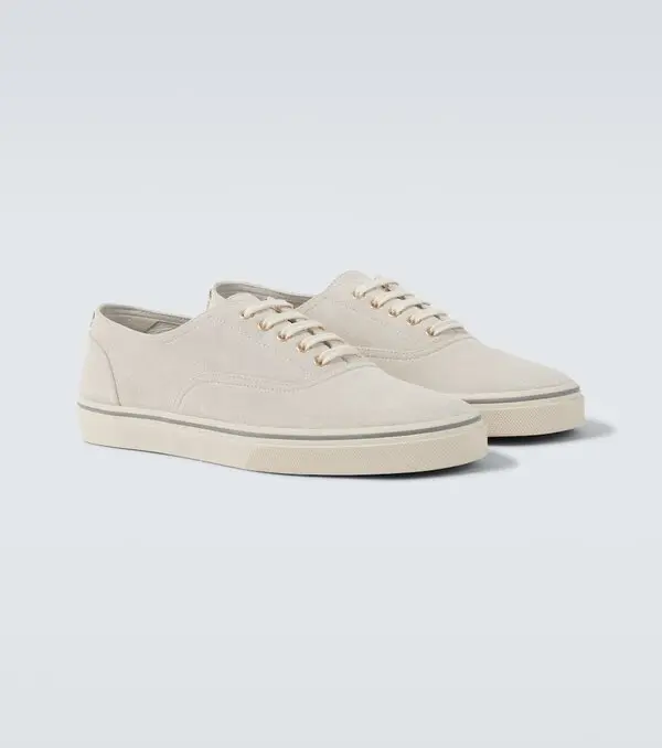 Brunello Cucinelli Suede Sneakers - Grey