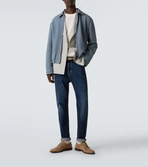 Brunello Cucinelli Mid-rise Slim Jeans - Blue