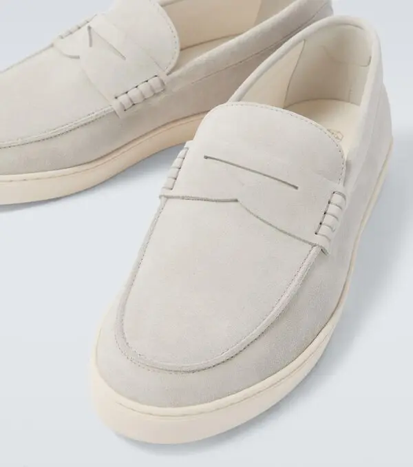 Brunello Cucinelli Suede Slip-on Sneakers