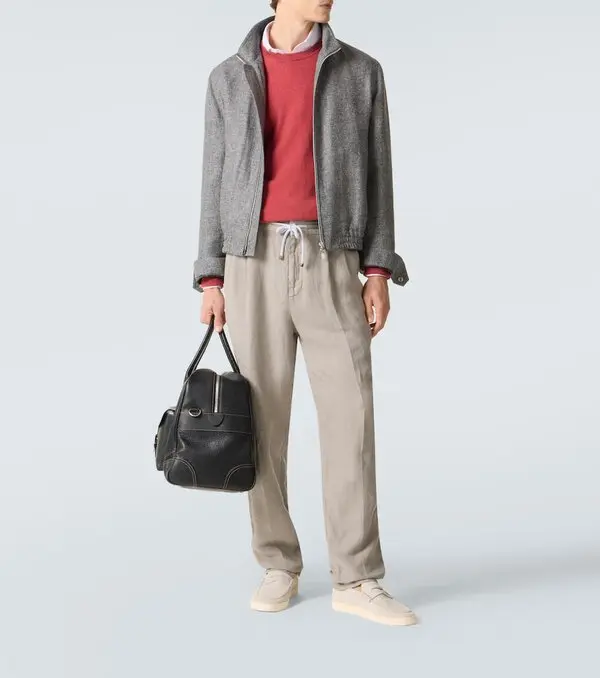 Brunello Cucinelli Suede Slip-on Sneakers