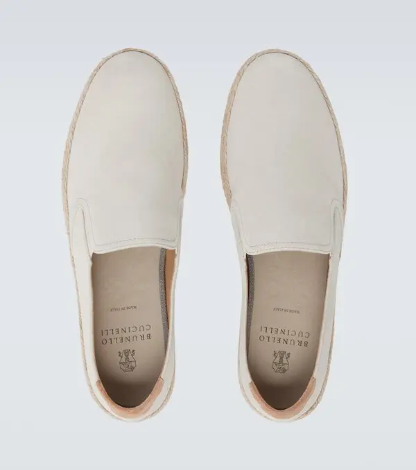 Brunello Cucinelli Suede Espadrilles